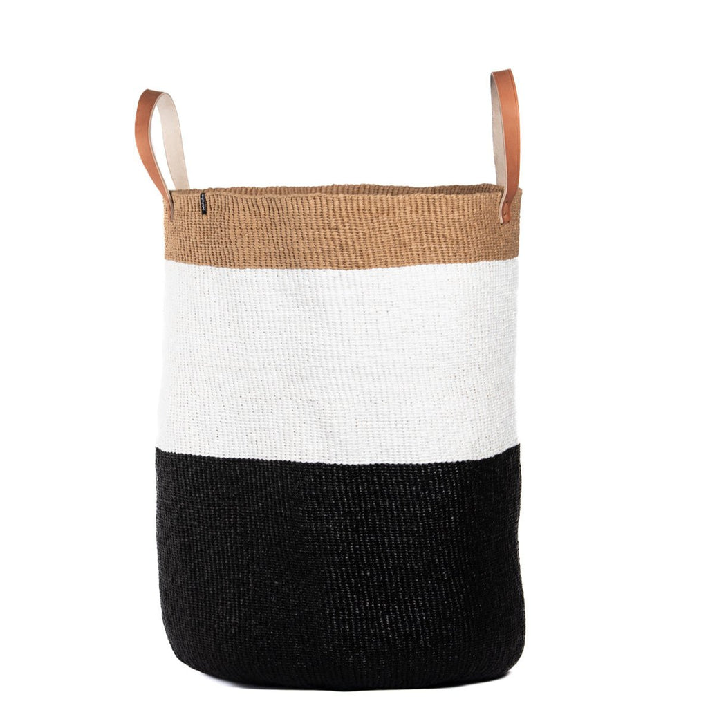 Kiondo floor basket | Duo black XL
